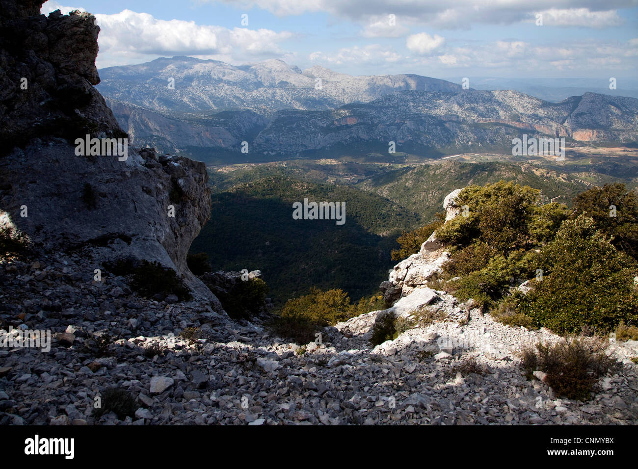 Landscape near Dorgali, Nuoro, Barbagia, Sardegna, Sardinia, Italy ...