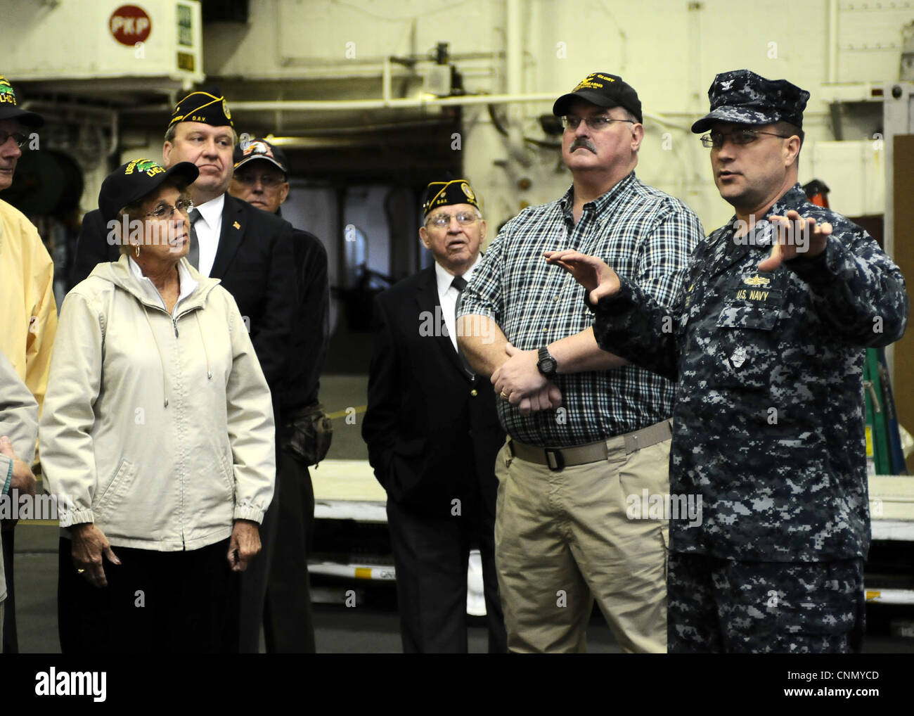 Capt. Erik Ross, commanding officer of the multipurpose amphibious ...