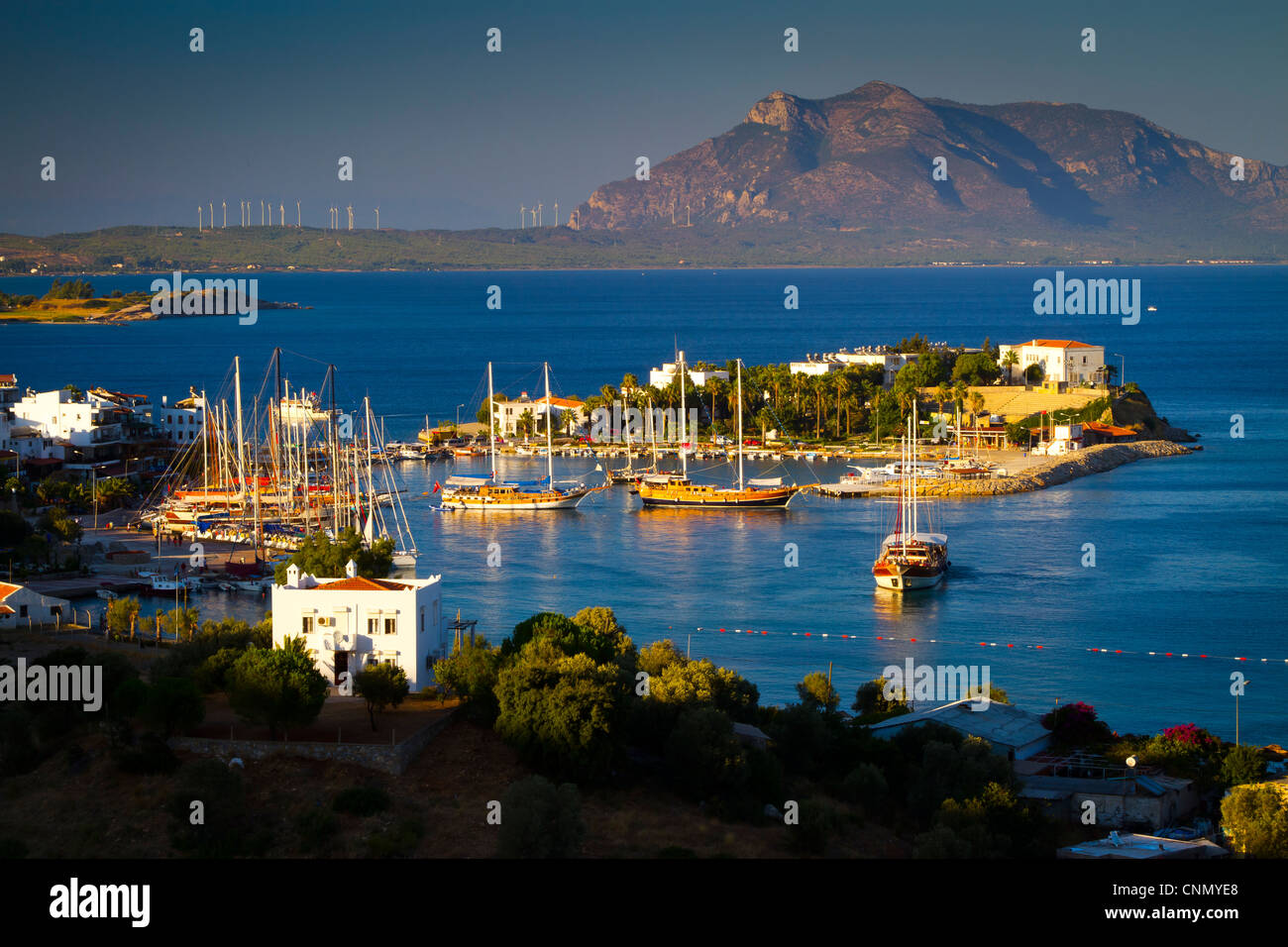 Harbour. Datca city. Datca peninsula, Mugla province, Anatolia, Turkey ...