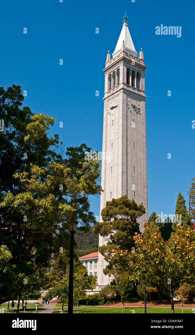 The Campanile (Sather Tower) at the University of California, Berkeley ...