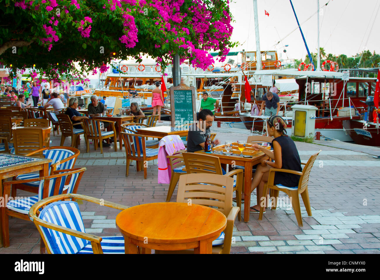Harbour. Datca city. Datca peninsula, Mugla province, Anatolia, Turkey ...