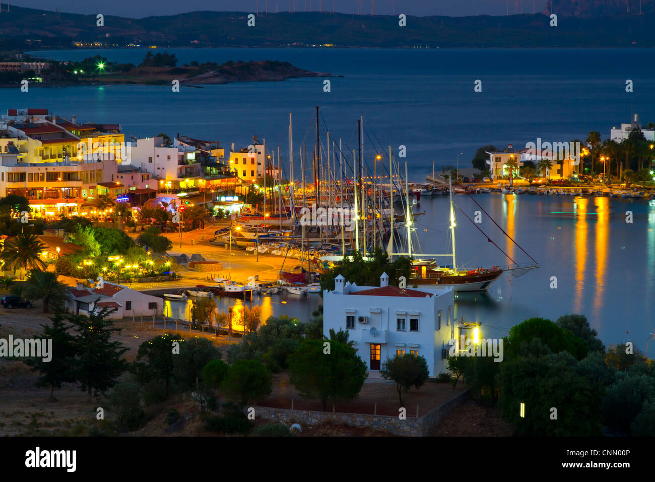 Harbour. Datca city. Datca peninsula, Mugla province, Anatolia, Turkey ...