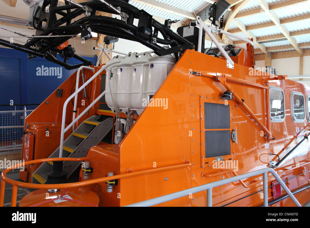 RNLI state of the art Tamar class lifeboat, at Shoreham-by-Sea Stock ...