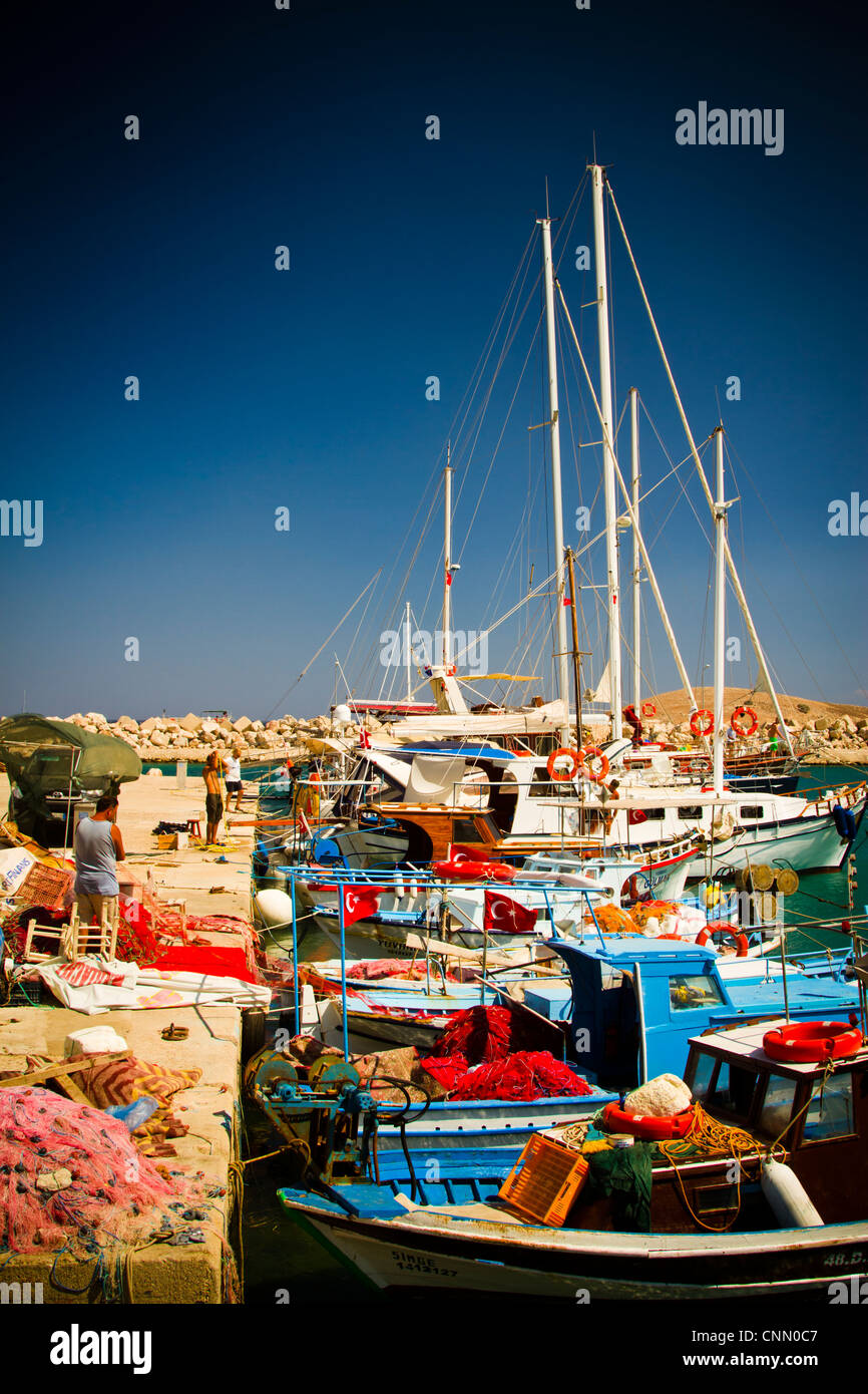 Harbour. Palamutbuku village. Datca peninsula, Mugla province, Anatolia ...