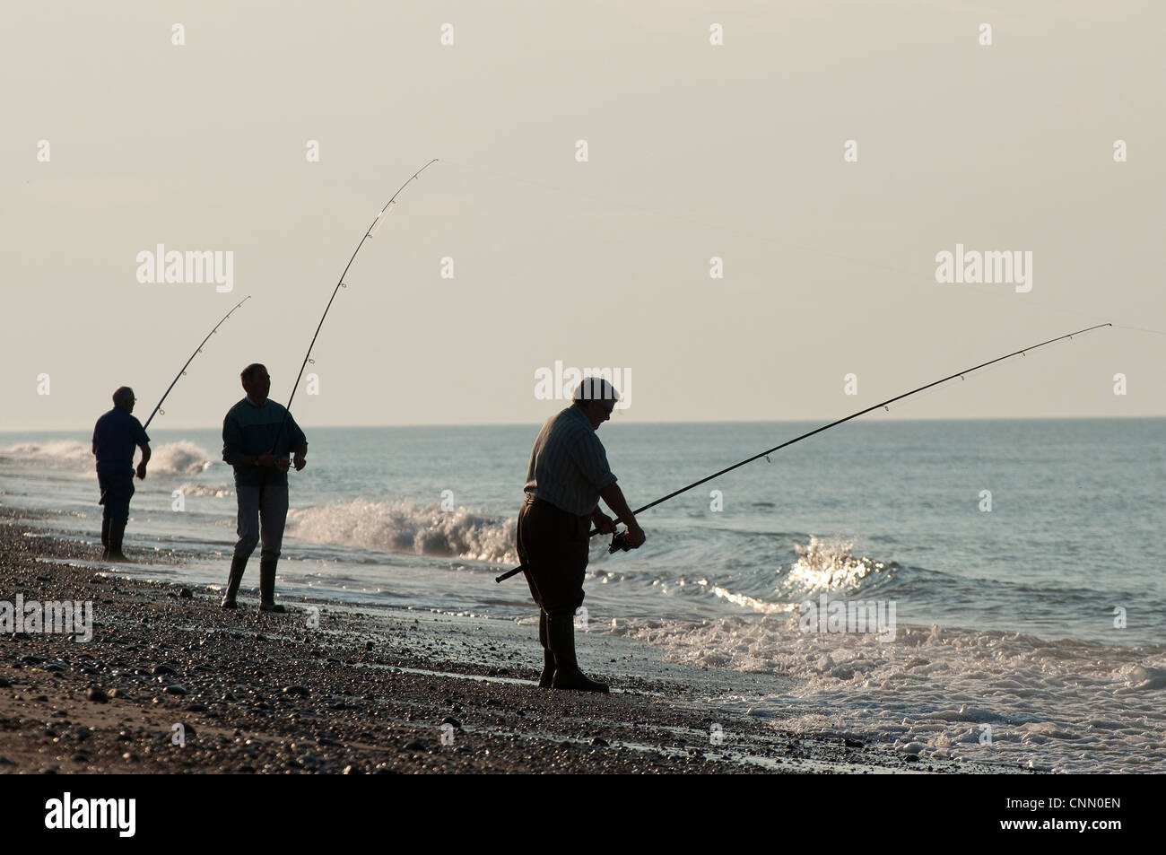 Sea fishing on a beach hi-res stock photography and images - Alamy