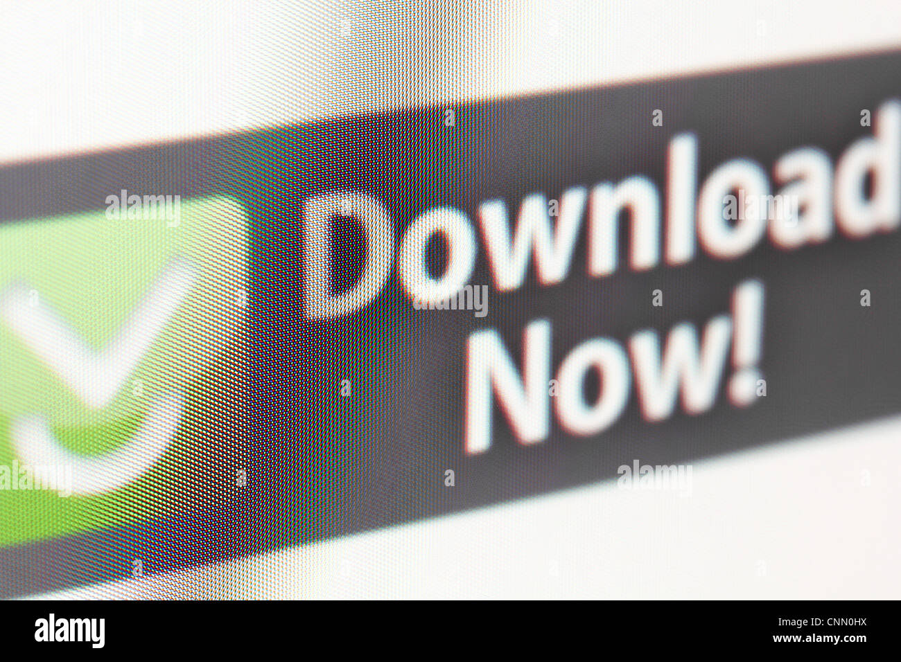 Download letters on a monitor screen Stock Photo - Alamy