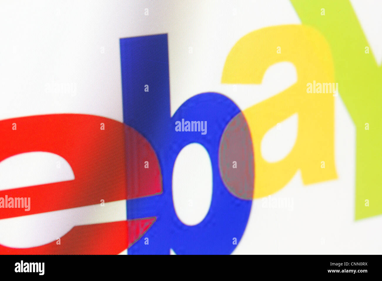 Ebay logo on a monitor screen Stock Photo - Alamy