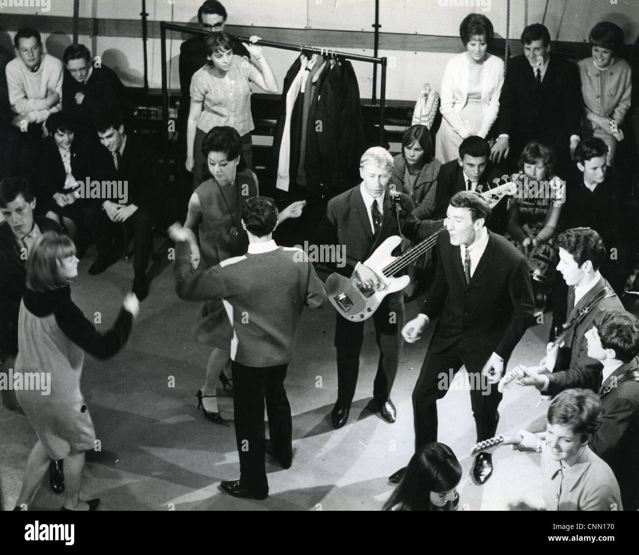 BRIAN POOLE AND THE TREMELOES UK pop group on Ready, Steady,Go in 1963 ...