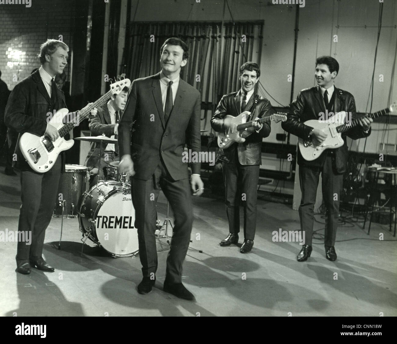 BRIAN POOLE AND THE TREMELOES UK pop group on Ready,Steady,Go in 1963 ...