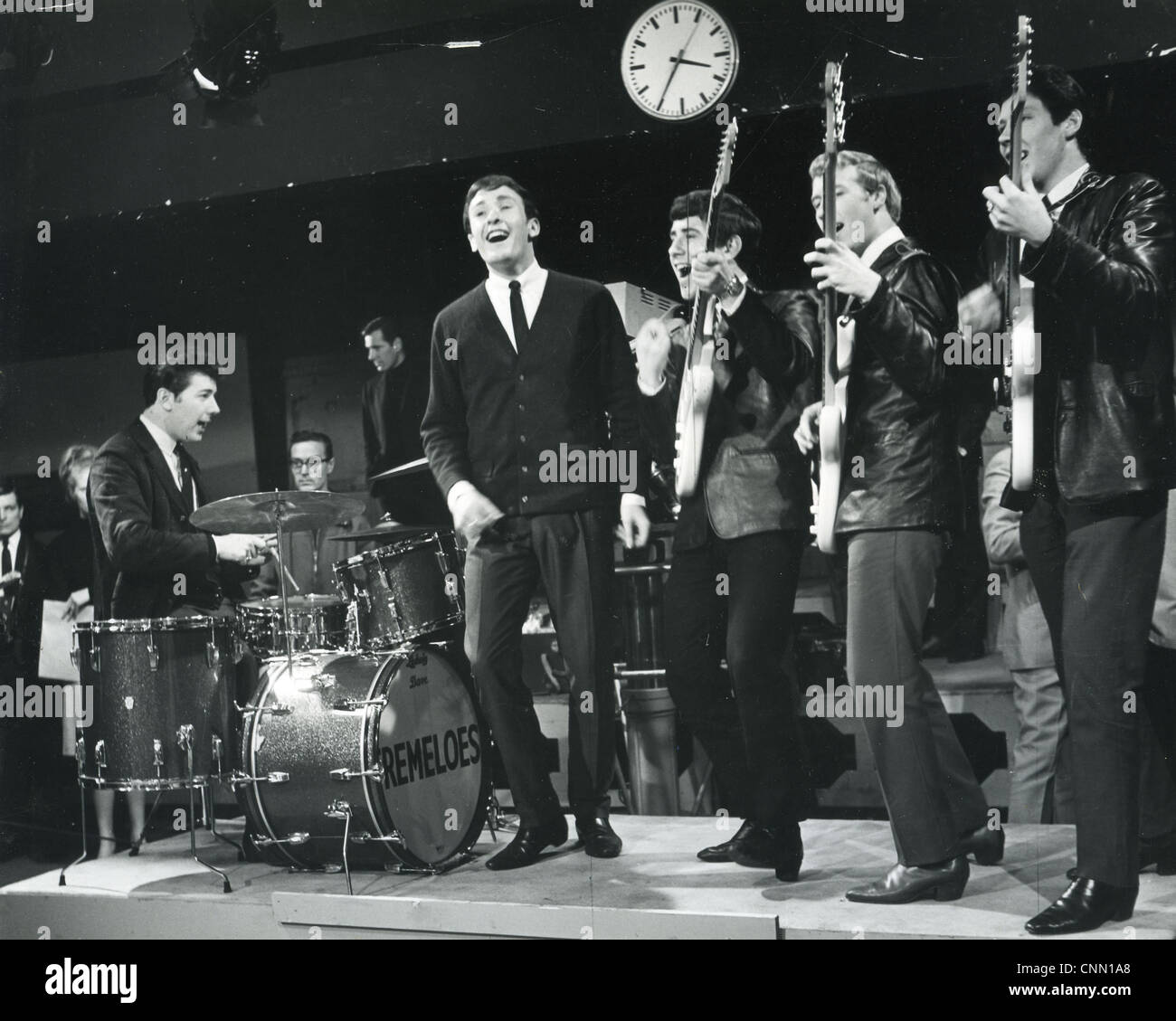BRIAN POOLE AND THE TREMELOES UK pop group on Ready, Steady,Go in 1963 ...