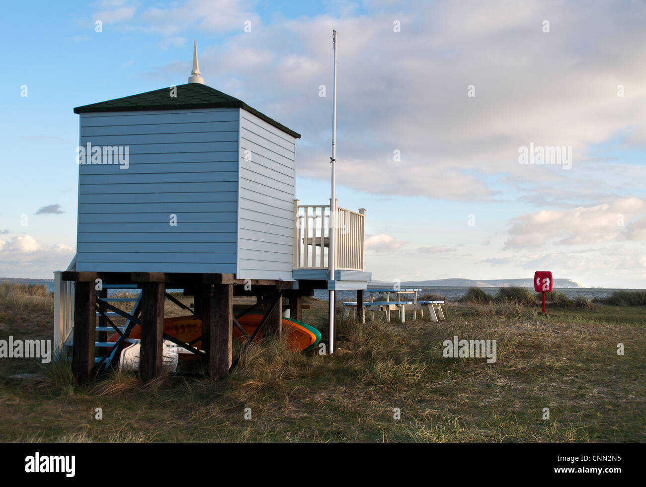 Beach hut on Hengistbury Head where the most expensive beach huts in ...