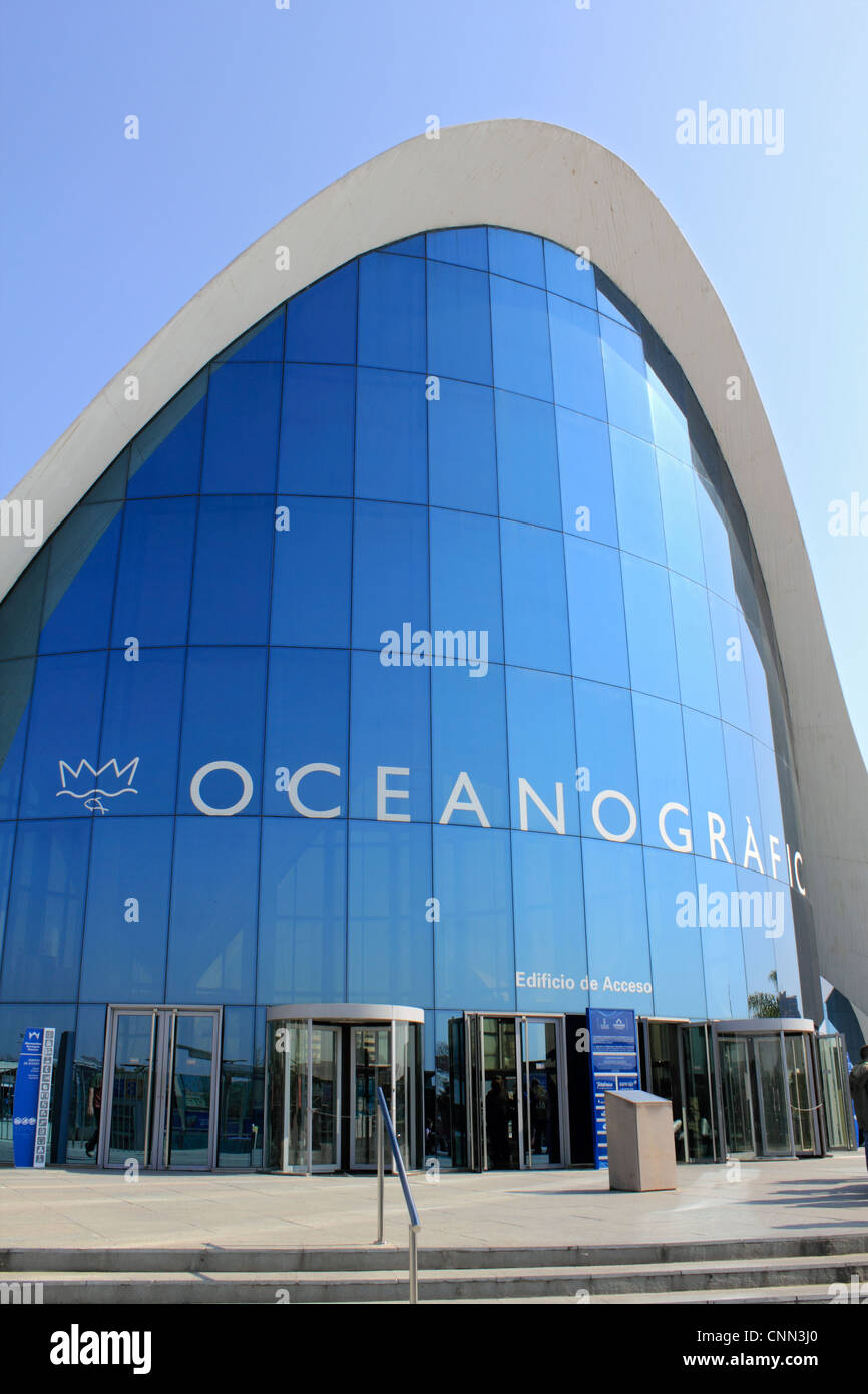 Oceanografic aquarium Valencia Spain Stock Photo - Alamy