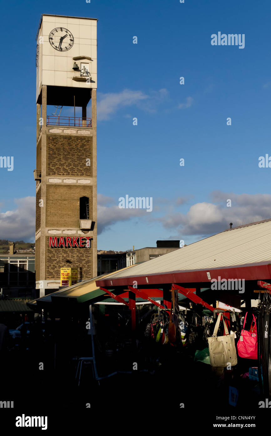 Shipley market clock tower built hi-res stock photography and images ...