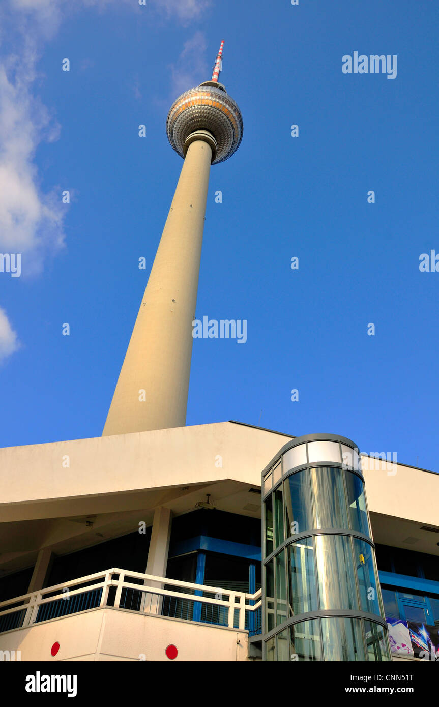 Berlin, Germany. Fernsehturm / Television Tower (1969; 365m/1197ft high ...