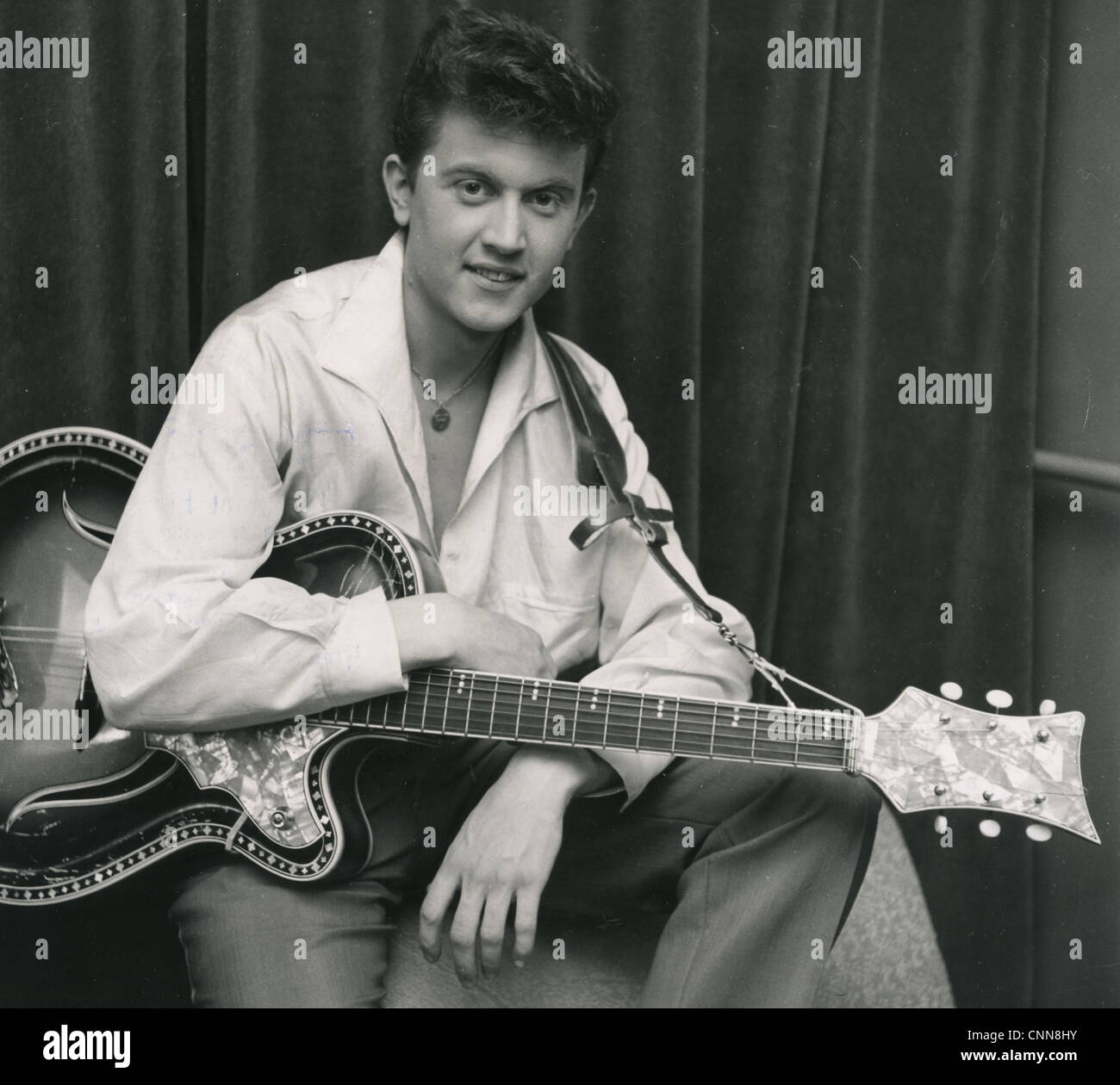 TERRY DENE UK rock singer in 1958 Stock Photo - Alamy