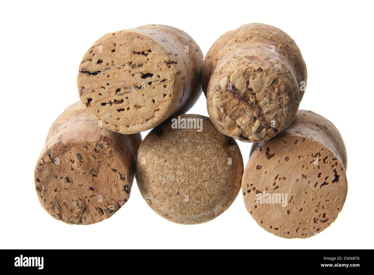 Stack of Wine Corks Stock Photo - Alamy