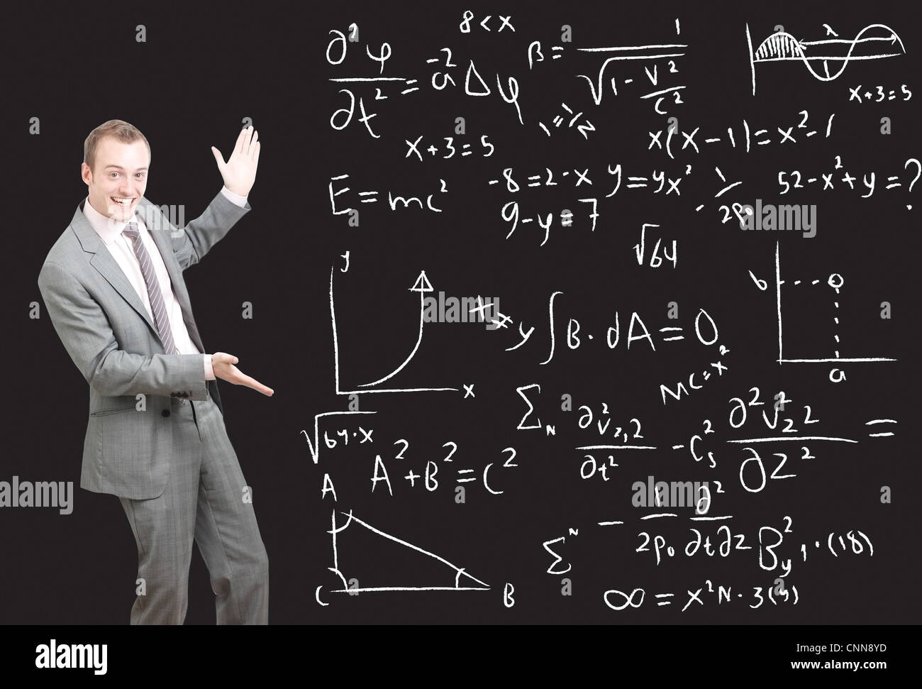 Blackboard Equations High Resolution Stock Photography and Images - Alamy