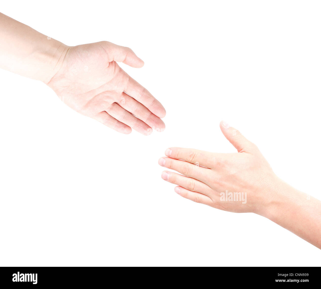 Reach hand out Cut Out Stock Images & Pictures - Alamy