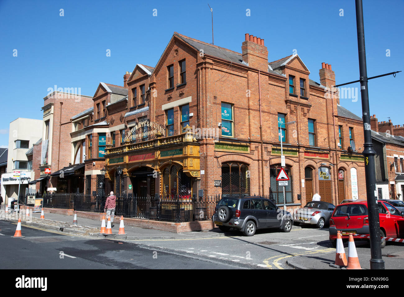The Hatfield House Bar Belfast Northern Ireland UK Stock Photo - Alamy