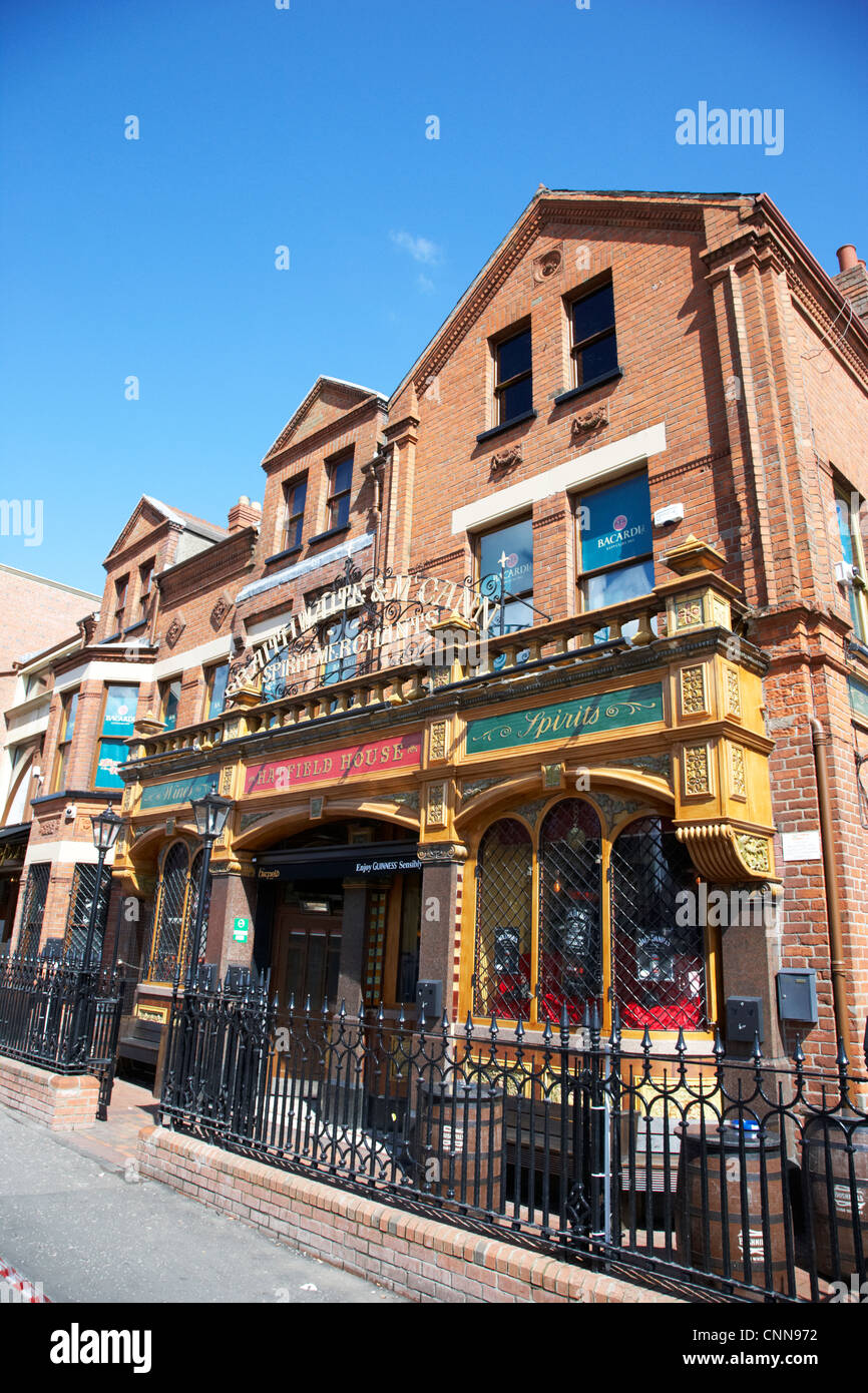 The Hatfield House Bar Belfast Northern Ireland UK Stock Photo - Alamy