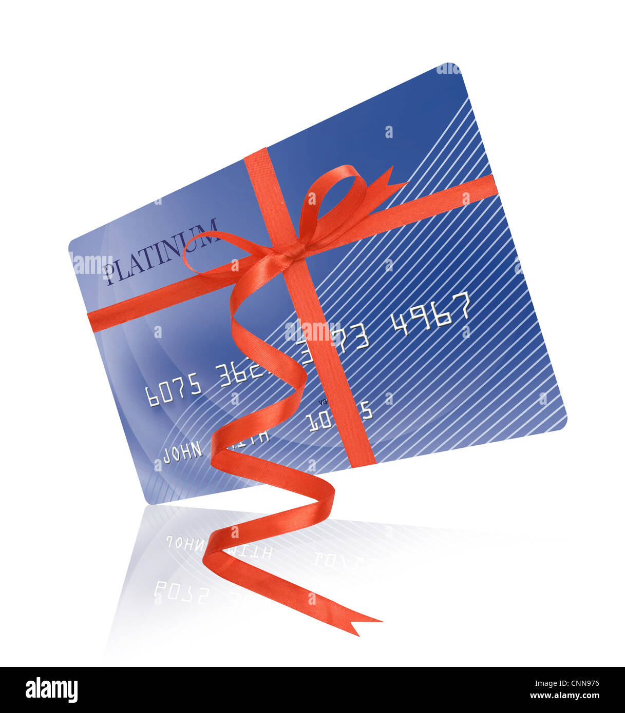 Credit card as present Stock Photo - Alamy