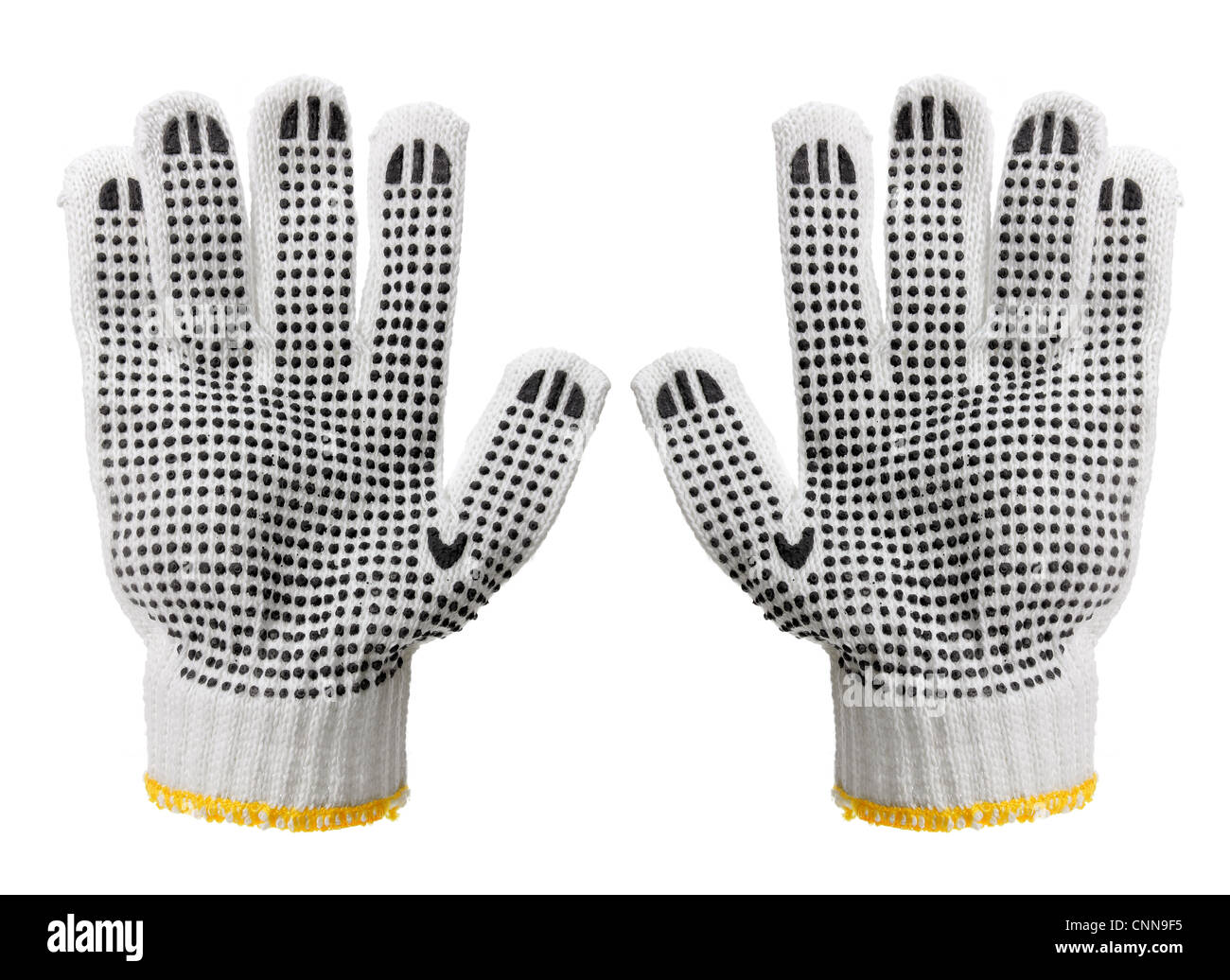 Construction gloves Cut Out Stock Images & Pictures - Alamy