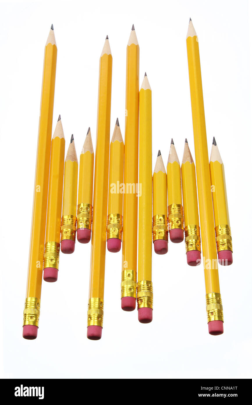 Pencils supplies school Cut Out Stock Images & Pictures - Alamy