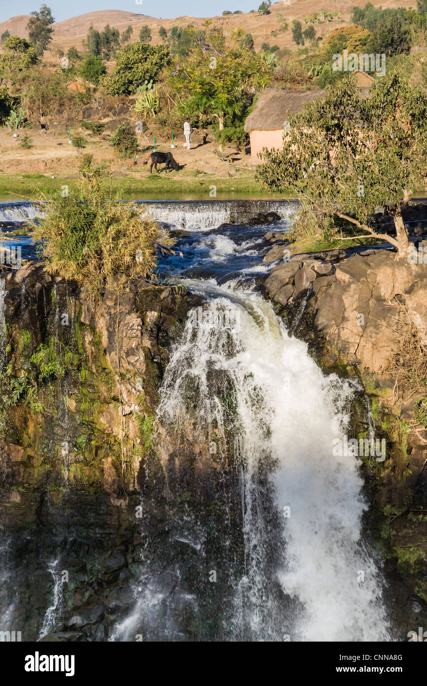 Lily waterfall of Ampefy, Madagascar highlands Stock Photo - Alamy