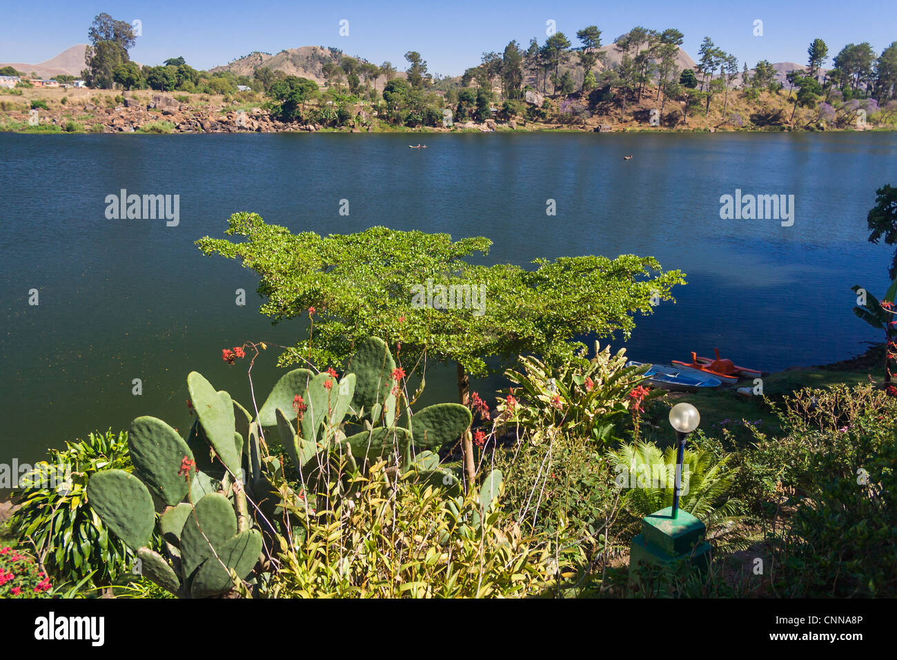 Lake Itasy in Ampefy, Madagascar highlands Stock Photo - Alamy