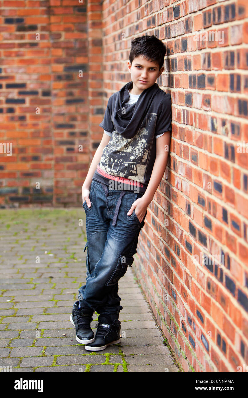 Young male, in an urban city setting. Leeds, UK Stock Photo - Alamy