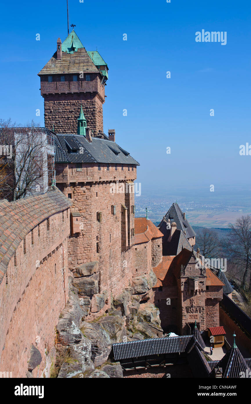 chateau de haut koenigsbourg france alsace castle Stock Photo - Alamy