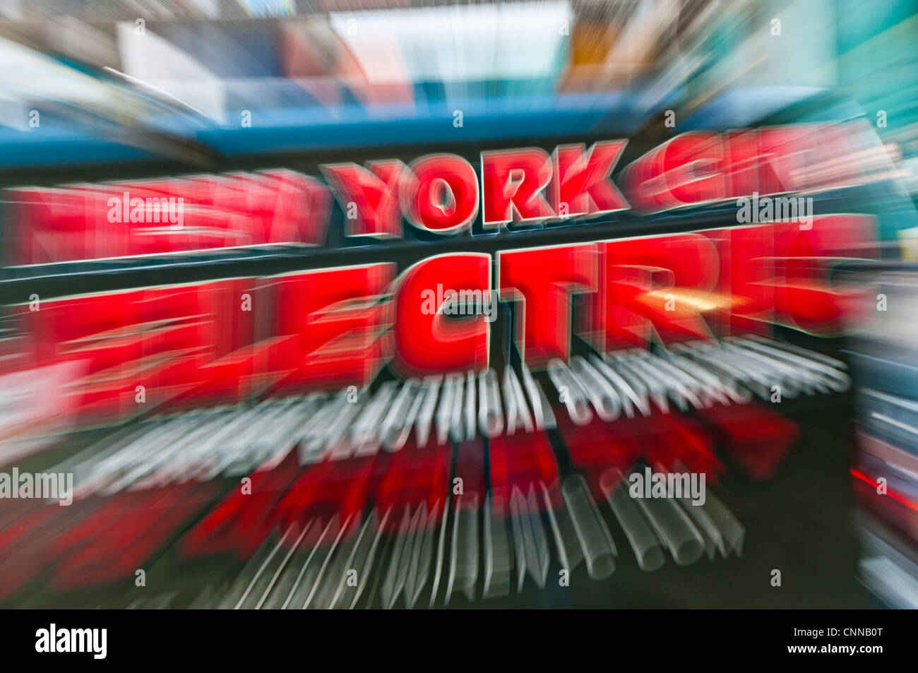 Blurred blurry signs signage hi-res stock photography and images - Alamy