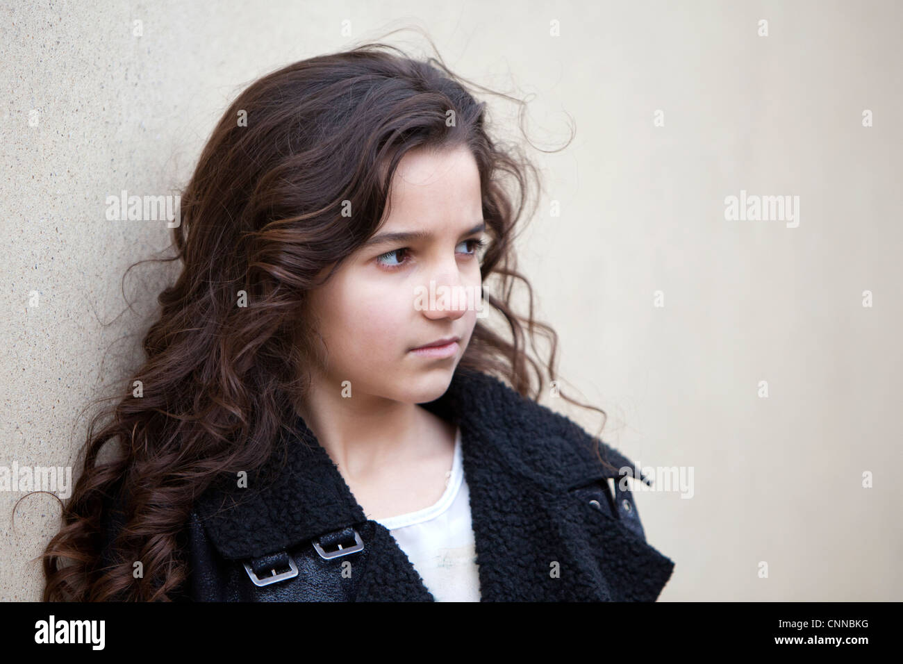 Young teenage girl. Leeds, UK Stock Photo - Alamy