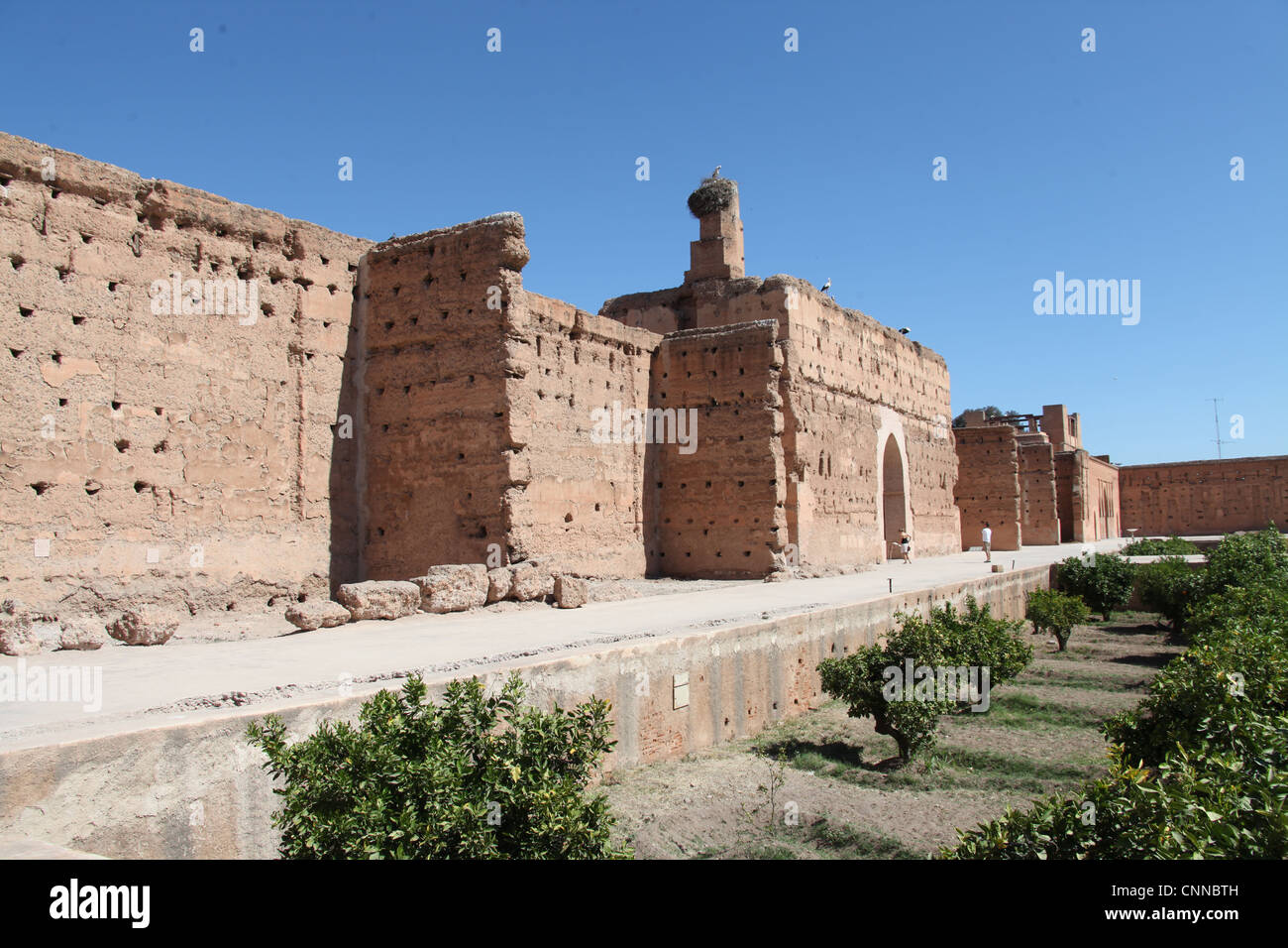 El Badi Palace in Marrakech Stock Photo - Alamy