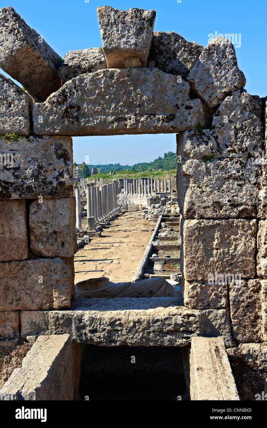 Archaeological site with acropolis view hi-res stock photography and ...