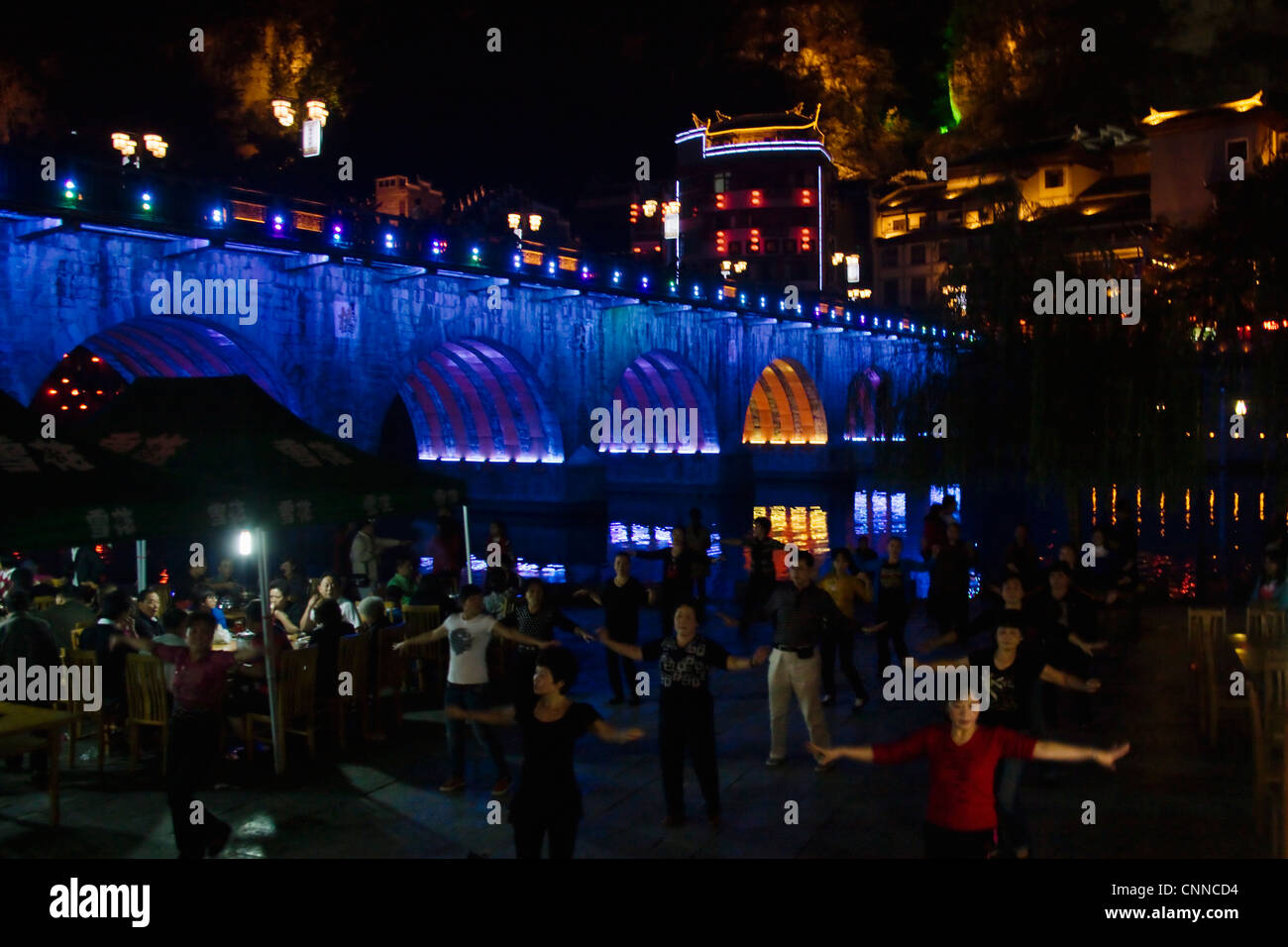 China night people hi-res stock photography and images - Alamy