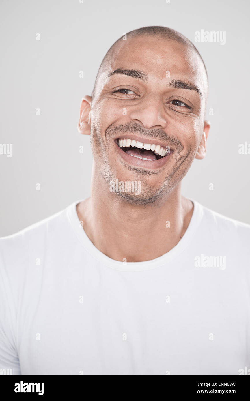 African man face close ups hi-res stock photography and images - Alamy