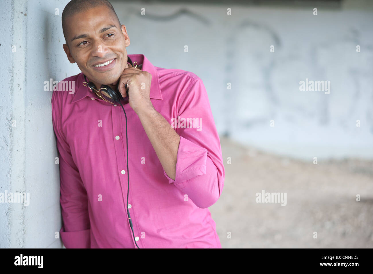 Walkman wearing hi-res stock photography and images - Alamy