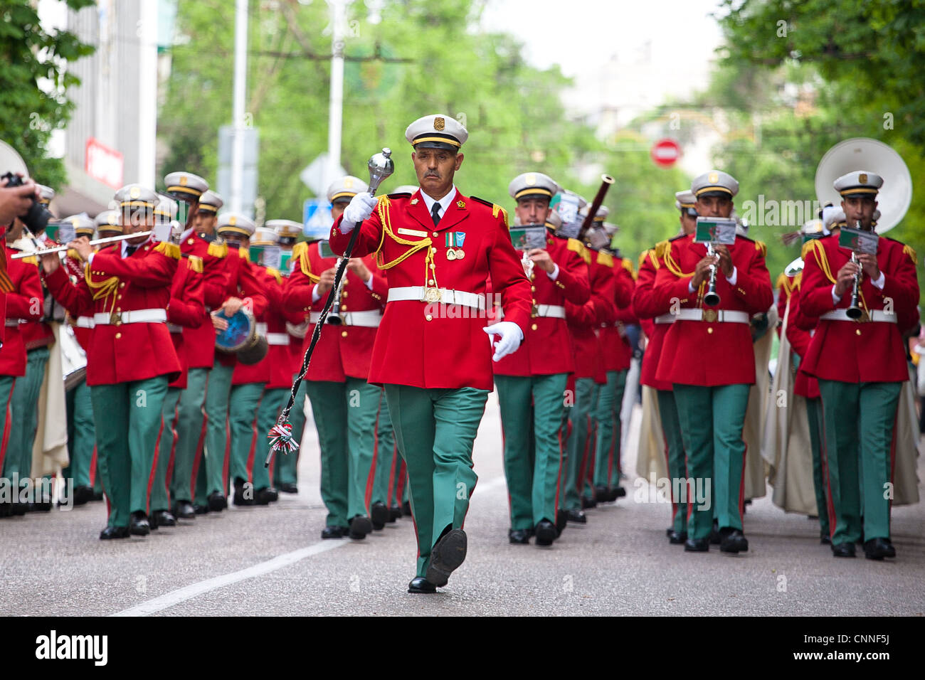The orchestra of the Republican Guard Algeria Stock Photo - Alamy