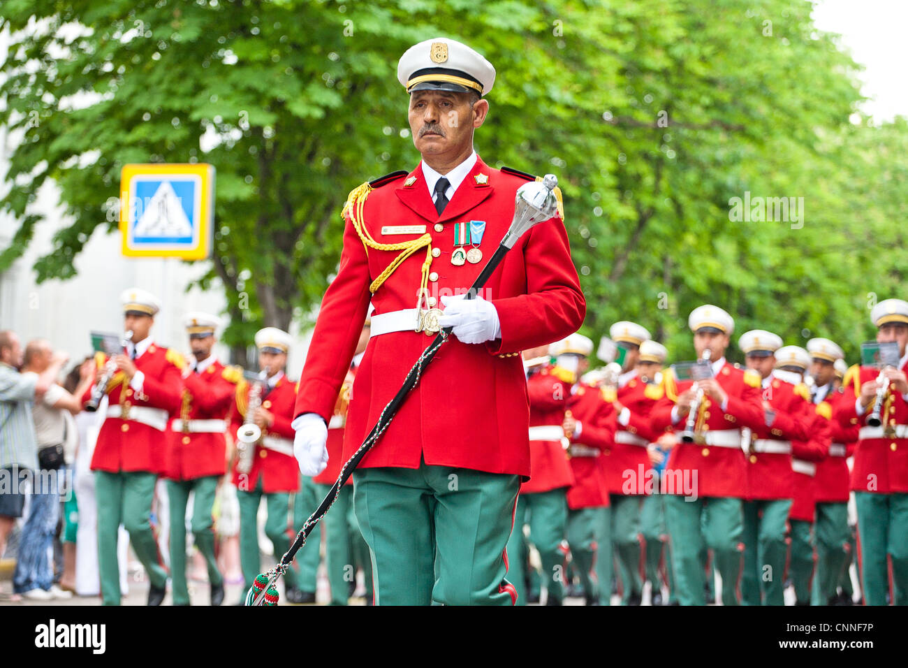 The orchestra of the Republican Guard Algeria Stock Photo - Alamy