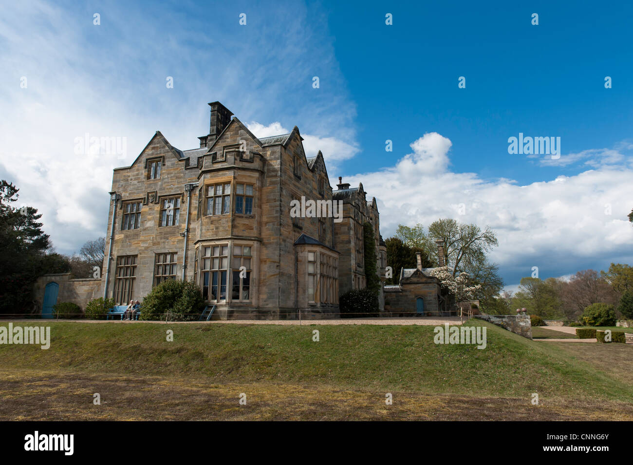English Stately Manor House in the Garden of England Kent Stock Photo ...