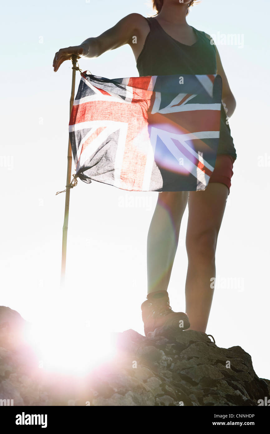 Planting flag hi-res stock photography and images - Alamy