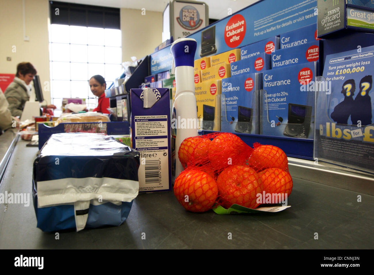 TESCO SUPERMARKET IN BALDOCK HERTFORDSHIRE Stock Photo - Alamy