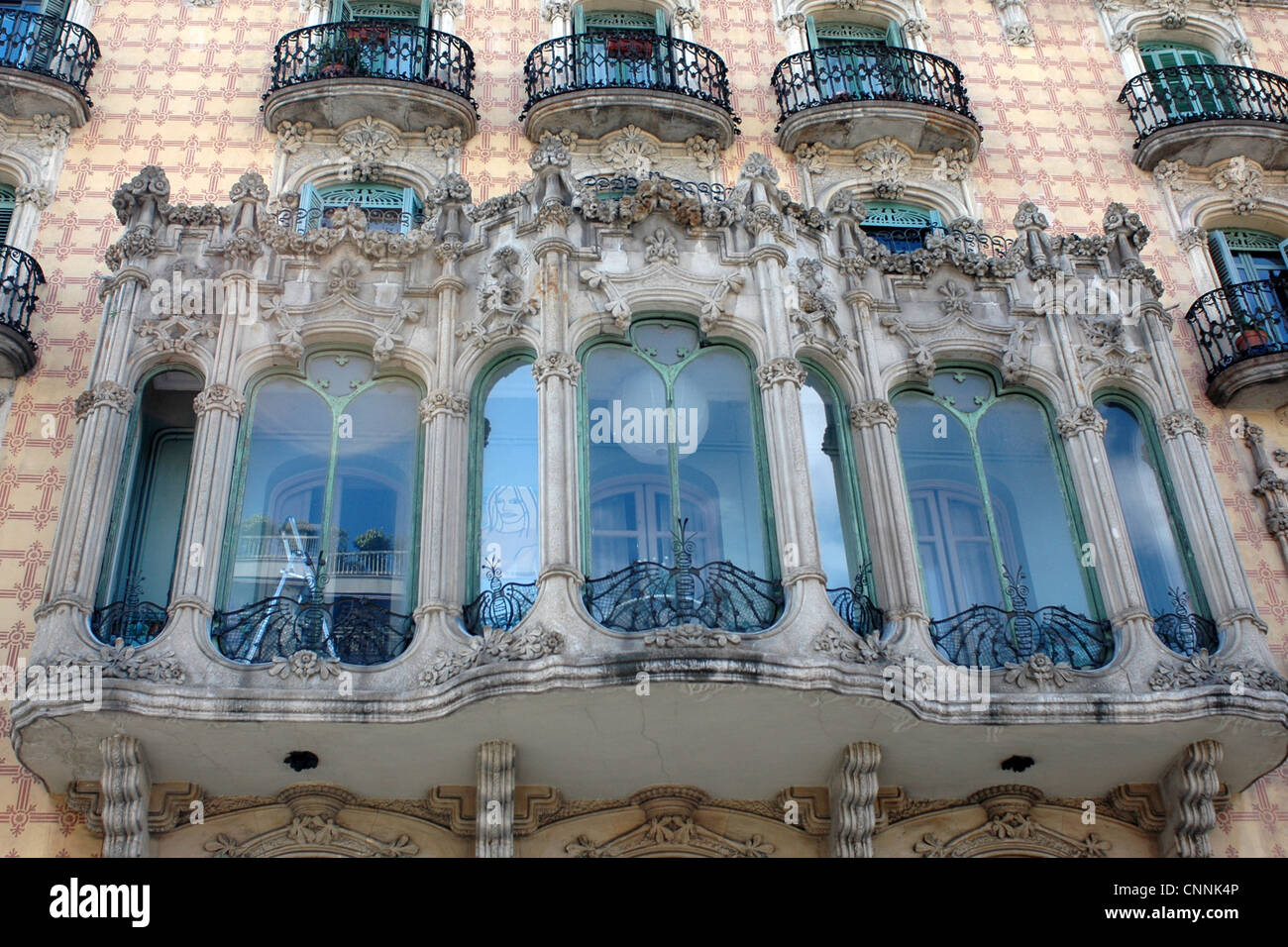 Barcelona modernism buildings, Catalonia, Spain Stock Photo - Alamy