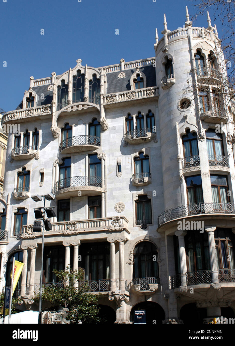 Barcelona modernism buildings, Catalonia, Spain Stock Photo - Alamy
