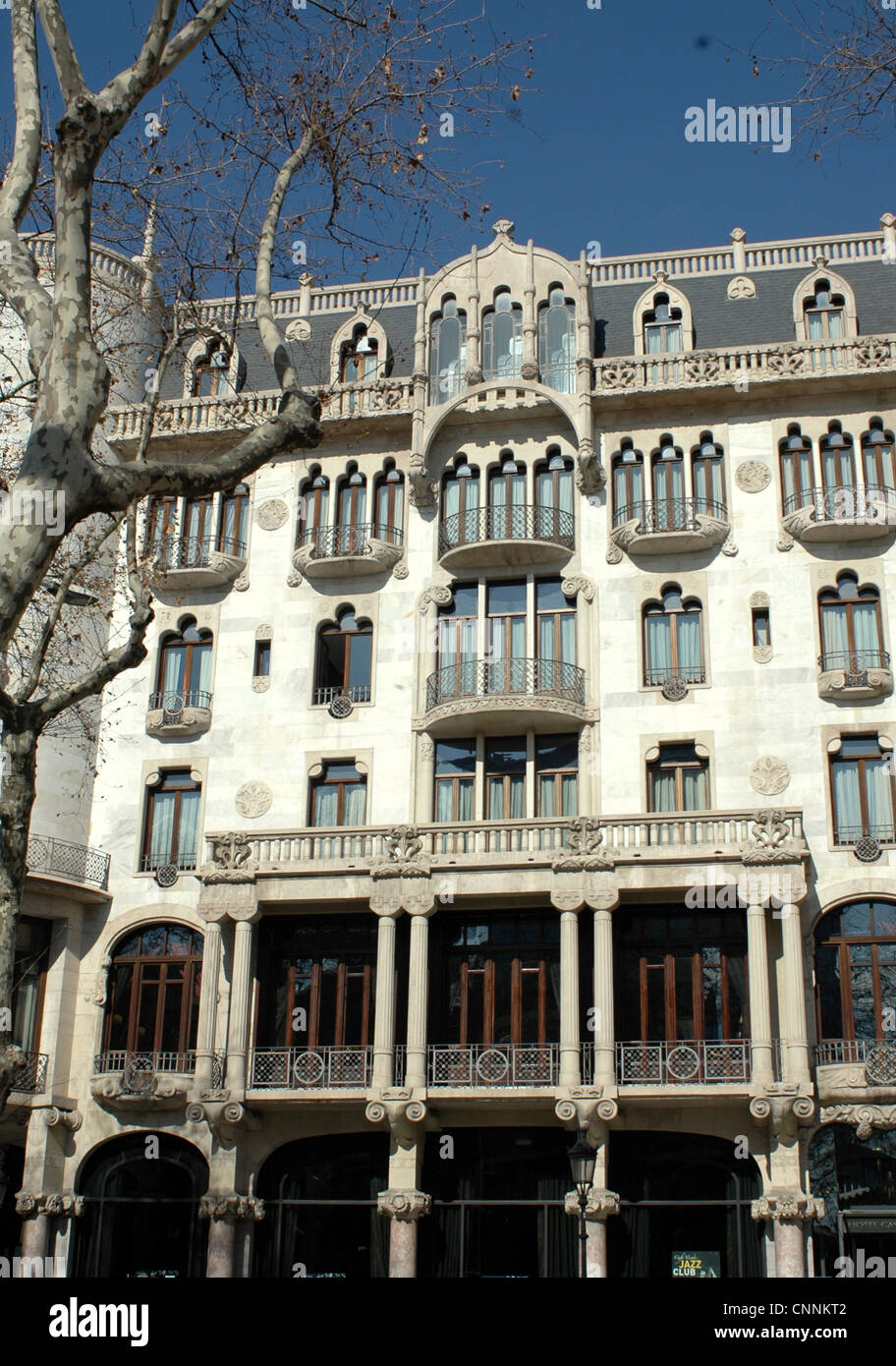 Barcelona modernism buildings, Catalonia, Spain Stock Photo - Alamy