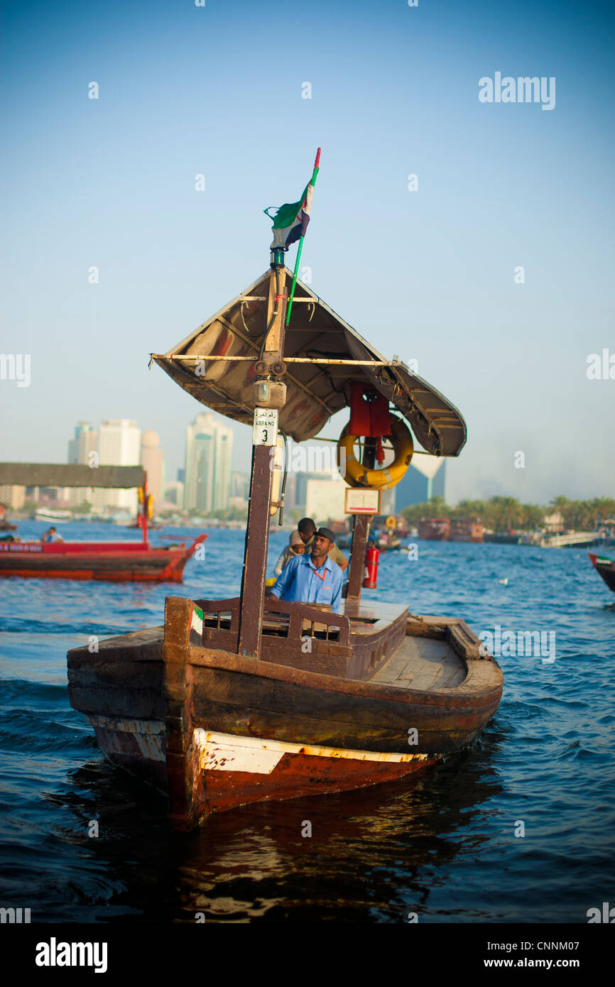 A traditional abra on the creek, deira, dubai, UAE Stock Photo - Alamy