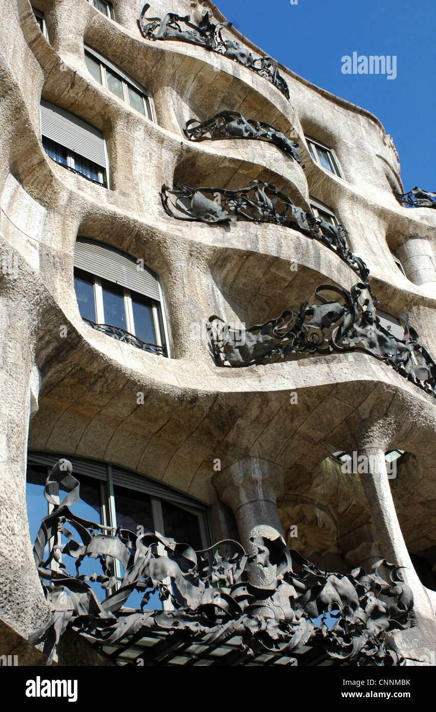 Barcelona modernism buildings, Catalonia, Spain Stock Photo - Alamy