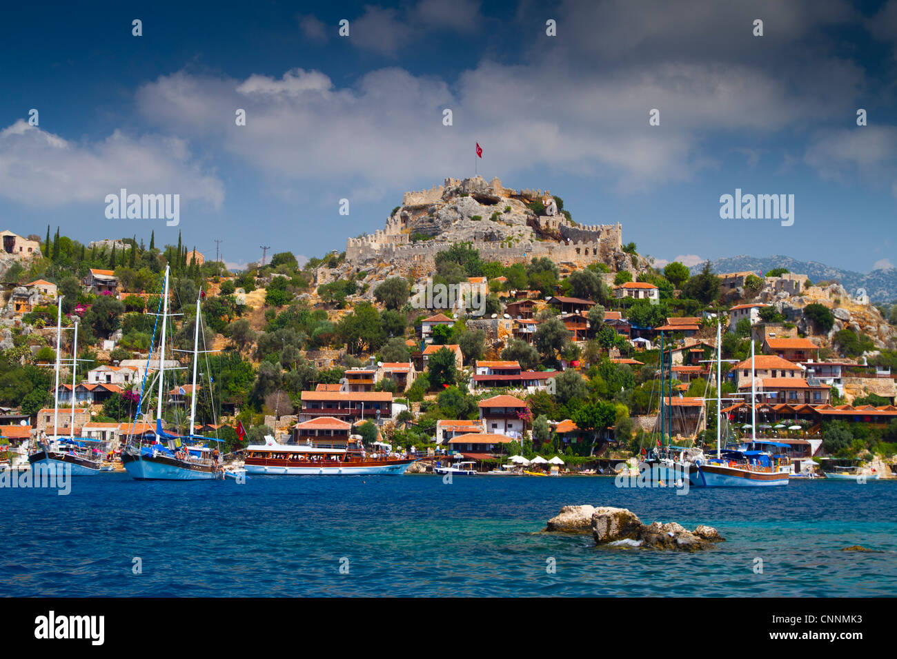 Kaleköy. Antalya province. Mediterranean coast. Turkey Stock Photo - Alamy