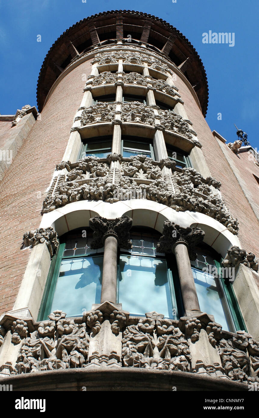 Barcelona modernism buildings, Catalonia, Spain Stock Photo - Alamy